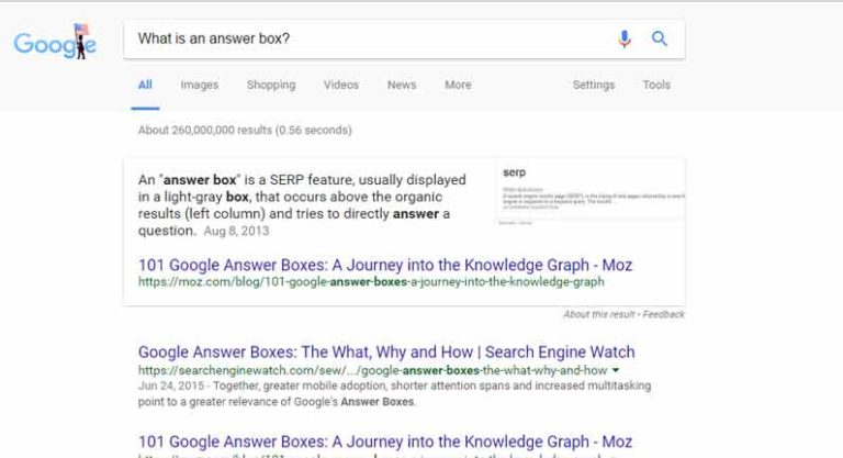 How To Get Into Google Answer Box - Simplified - VereNorth
